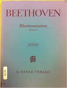 Beethoven Klaviersonaten Band II Urtext: G. Henle Verlag: Amazon.com: Books