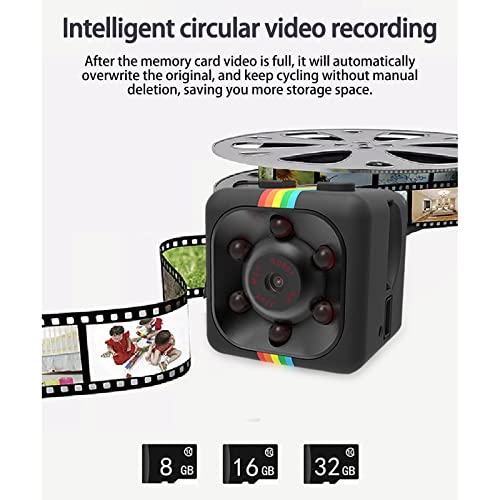 Goaupin Mini Spy Camera Hidden Camera,Night Vision Dice Sized Camera,HD ...