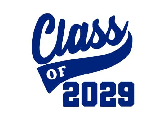 Amazon.com: Graduation Iron On Transfer, Class Of 2029 Tshirt Decal ...