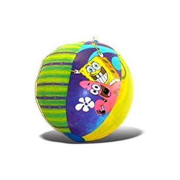 Amazon.com: Spongebob Sequarepants Beach Ball Inflatable Balloon Blowup ...