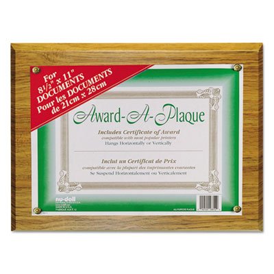 Buy Nudell Plastics Products - Award Plaques, Horizontal/Vertical, 13 ...