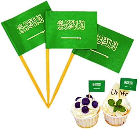 سعر Ur-life KSA Toothpick Flag Toppers 100 PCS Cake Decorations Saudi ...