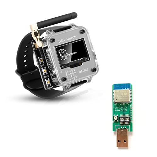 AURSINC WiFi Deauther & Bad USB Watch V4+DSTIKE WiFi Duck V2 USB Keyboard Using Ducky Script ...