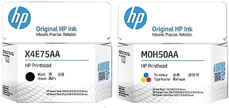Print Head (Black & Tri-Color) X4E75A & M0H50A For HP Tank 515/530/550 ...