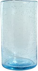Amazon.com | TAG bubble glass tumbler, aqua: Tag Bubble Drinking ...