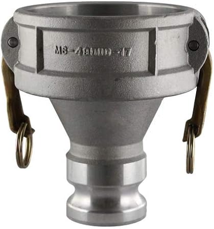 Amazon.com: Aluminum 4 inch Female Camlock x 3 inch Male Camlock: Home ...