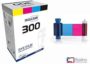 Amazon.com: Magicard 300 Printer Color Ribbon YMCKO - MC300YMCKO - 300 ...