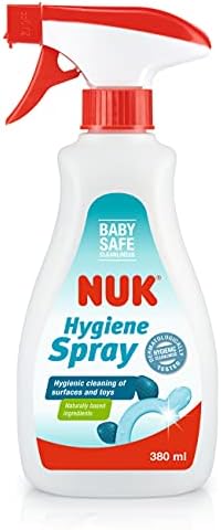 NUK Hygiene Spray | 380 ml | Anti Bacterial Spray Cleaner | Mild Baby ...
