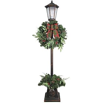 Amazon.com: Holiday Time 56 Inch LED Christmas Snowman Snowing Lamp ...