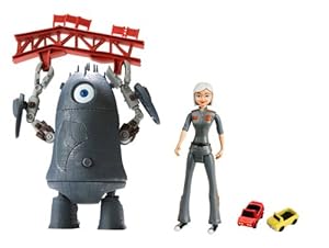 Monsters vs Aliens Mini Figure Play Set Quantonium Miner Robot ...