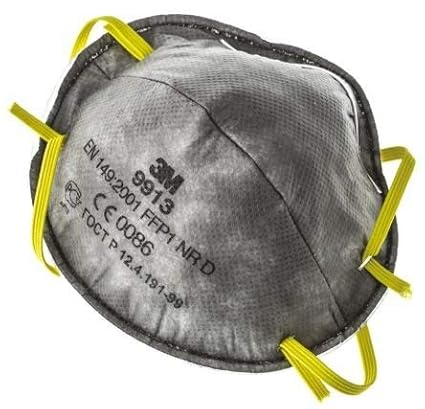3M 9913 Disposable Respirator Mask - (Grey, Pack of 5): Amazon.in ...