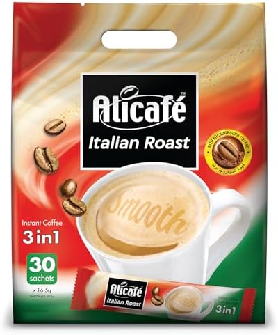 Alicafe Italian Roast 3 in 1 Instant Coffee 30 x 16.5g price in Saudi ...