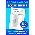 Backgammon Score Sheets: Keep Track of the Score & Take Notes While ...