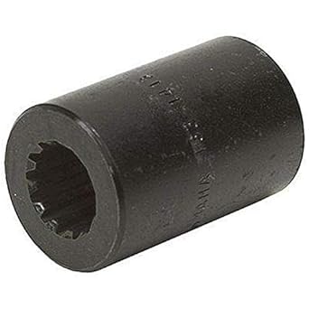 RuggedMade Steel Splined Motor Shaft Coupling, 7/8" Inch Bore, 1-1/2 ...