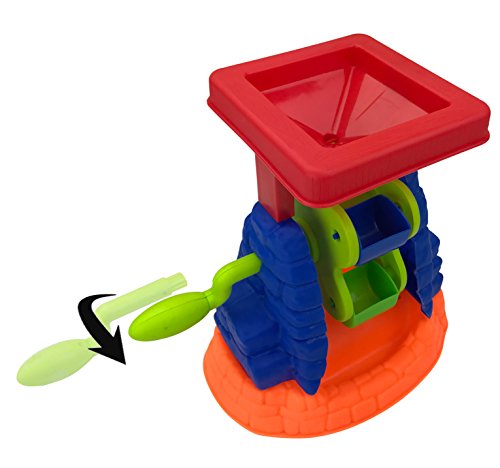 Rotating Sand Wheel Beach Toy Set for Kids with Shovel and Rake from ...