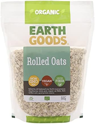 Earth Goods Organic Oat Flakes Rolled Oats 900G price in UAE | Amazon ...