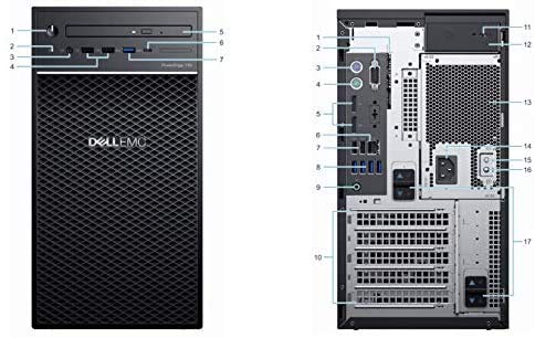 Dell PowerEdge T40 Tower Server (T30 Newer Version), Intel Quad-Core ...
