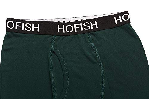HOFISH US Men’s Seamless Comfort Soft Cotton Boxer Brief (Pack of 6 ...