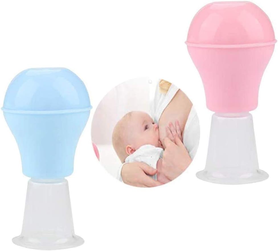 2 Pcs Silicon Nipple Corrector, Nipple Shield Cover, Breastfeeding ...