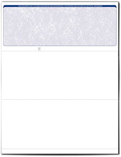 VersaCheck ValueChex Blank Check Paper Form 1000 Business Voucher 