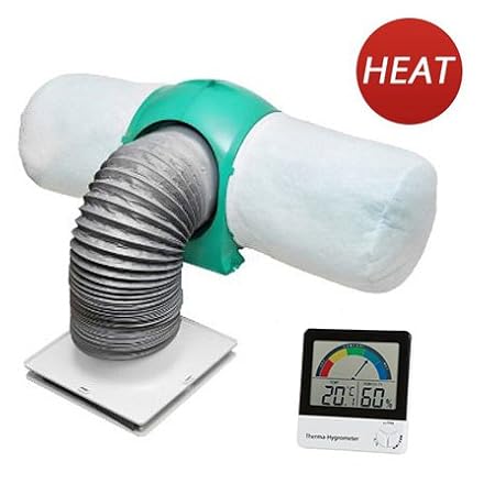 Drimaster Heat WITH FREE DIGITAL HYGROMETER - Nuaire PIV Unit For Use ...