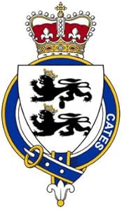 Amazon.com: Cates or Catesby England Family Crest Coat of Arms Mouse ...