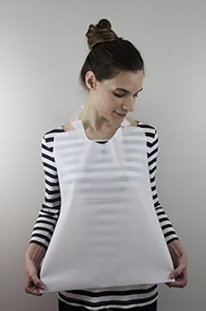 Amazon.com: 25 Pack Disposable Plastic Adult Bibs: Industrial & Scientific