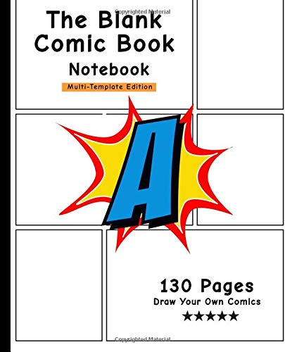 Anime Manga Comic Notebook: Anime Design 4, Create Your Own Anime Manga ...