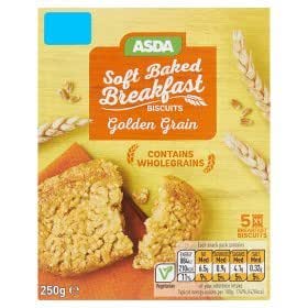 Amazon.com: ASDA Soft Baked Breakfast Biscuits Golden Grain 250g