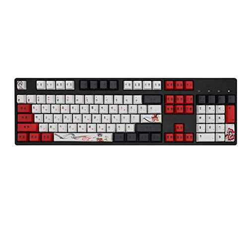 131-Key Anime PBT Keycap Set, Cute OEM Custom Keyboard Keycap, Chinese ...