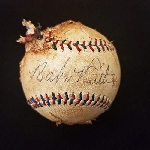 Amazon.com: "The Sandlot" Babe Ruth Autographed 1930's Baseball ...