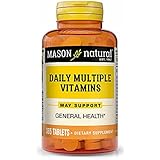 Amazon.com: Mason Natural Daily Multiple Vitamins with Iron, Vitamins A ...