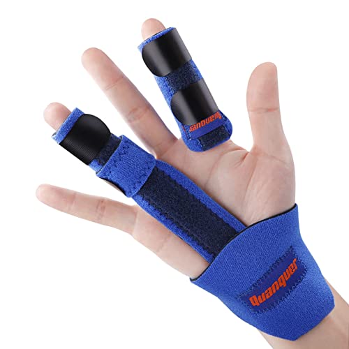 Quanquer 2Pcs Finger Splints for Trigger Finger, Mallet Finger, Finger ...