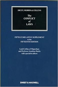 Dicey, Morris & Collins on the Conflict of Laws (5th Cumulative ...
