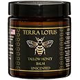 Amazon.com: Terra Lotus - Organic Grass-Fed Beef Tallow Balm with Raw ...