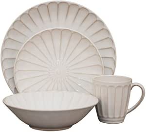 Amazon.com | Sango Sundance 16-Piece Dinnerware Set, White: Dinnerware Sets