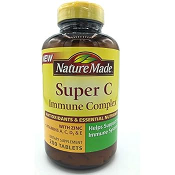 Amazon.com: Nature Made Super C Immune Complex 900 mg 200 Tablets ...