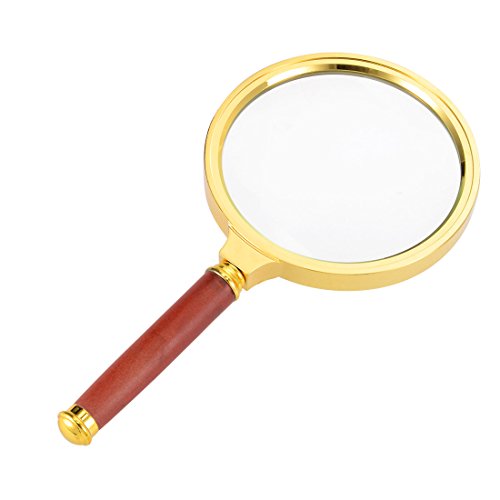 Uxcell Magnifying Glass 80mm 4x Handheld Magnifier Magnifying Loupe ...