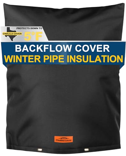 Backflow Preventer Cover Insulated with Thicker 7 Layers Fabric, 16"W x ...