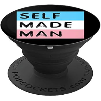 Amazon.com: Self Made Man Trans Pride Black Transgender Gift for Men