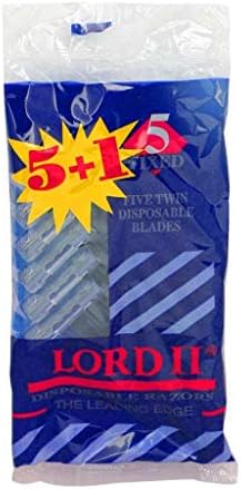 LORD II Twin Blade Disposable Razors 5+1 price in UAE | Amazon UAE ...