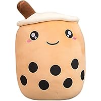 Genchi Boba Plush Pillow Bubble Tea Plush Cartoon Pet Pillow Animal ...
