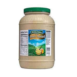Amazon.com : Hidden Valley Golden Honey Mustard Dressing, 1 Gallon -- 4 ...
