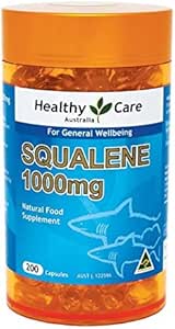 Healthy Care-Squalene 1000mg 200 Capsules: Amazon.com.au: Health ...