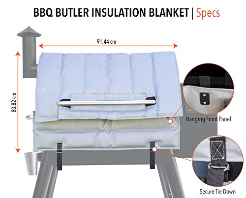 BBQ Butler Insulation Blanket For Traeger 34 Series Grills - Fits ...