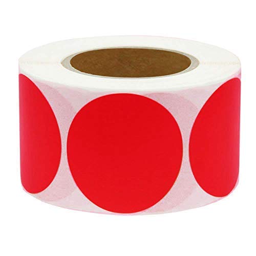 Buy 2 Inch Color-Code Labels Round Circle Stickers for Color Coding ...