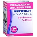 Amazon.com: Prodigy No Coding Blood Glucose Test Strips - 50 strips ...