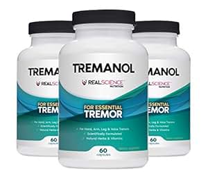 Amazon.com: Tremanol – Pack of 3 - Natural Aid for Essential Tremor ...