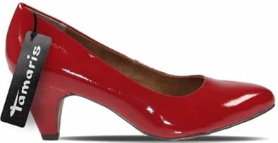 Tamaris Lack Pumps Sexy Chili Rot 1-22415-29, Größe:EUR 41: Amazon.de ...