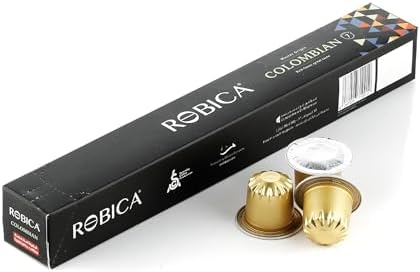 Robica Colombian Coffee Capsules - Single Serving Medium Roast Espresso ...